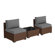 Ebern Designs Wicker Outdoor Patio Sofa Set | Wayfair