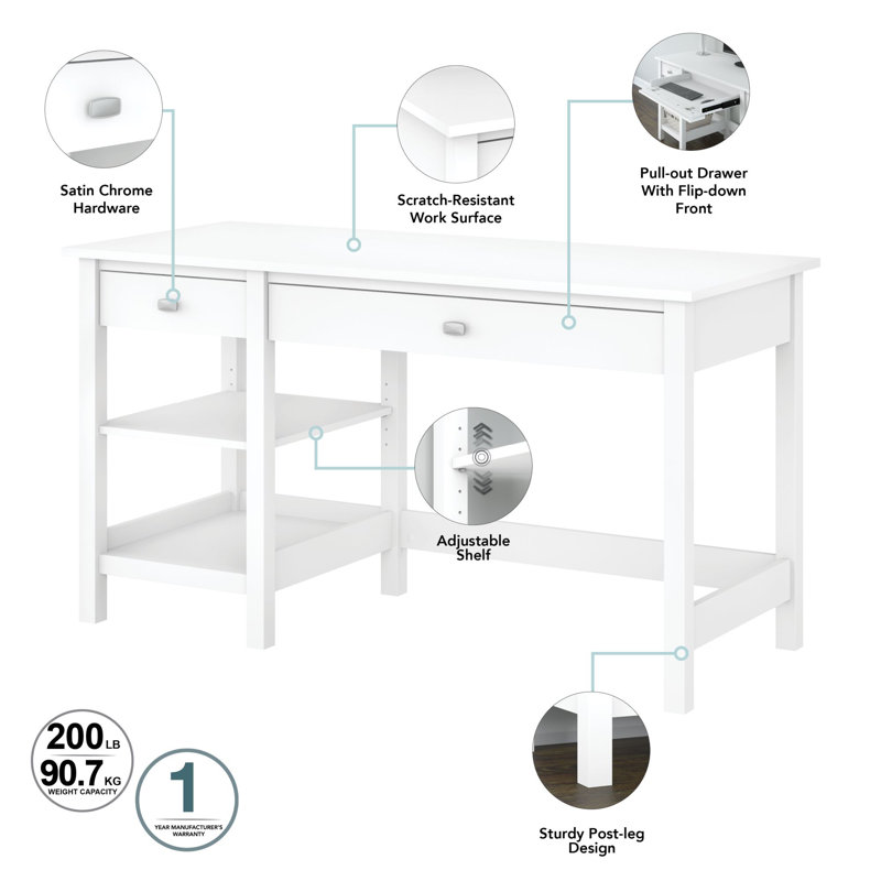 Lark Manor Aliyat Desk & Reviews | Wayfair