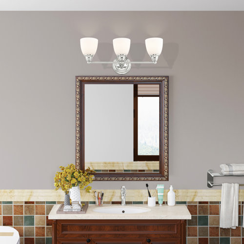 Lark Manor Mayday 3 - Light Dimmable Vanity Light & Reviews | Wayfair