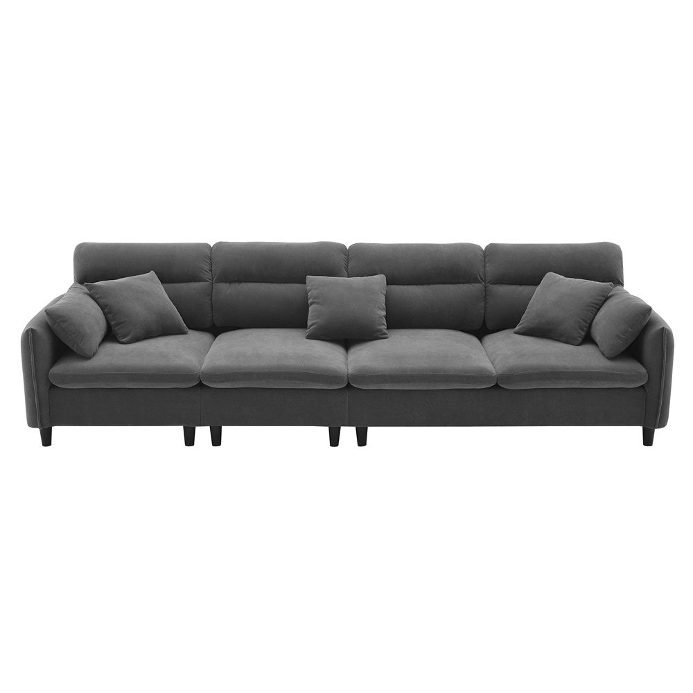 Corrigan Studio® L-Shape Convertible Sectional Couches Sofas with Ottoman | Wayfair