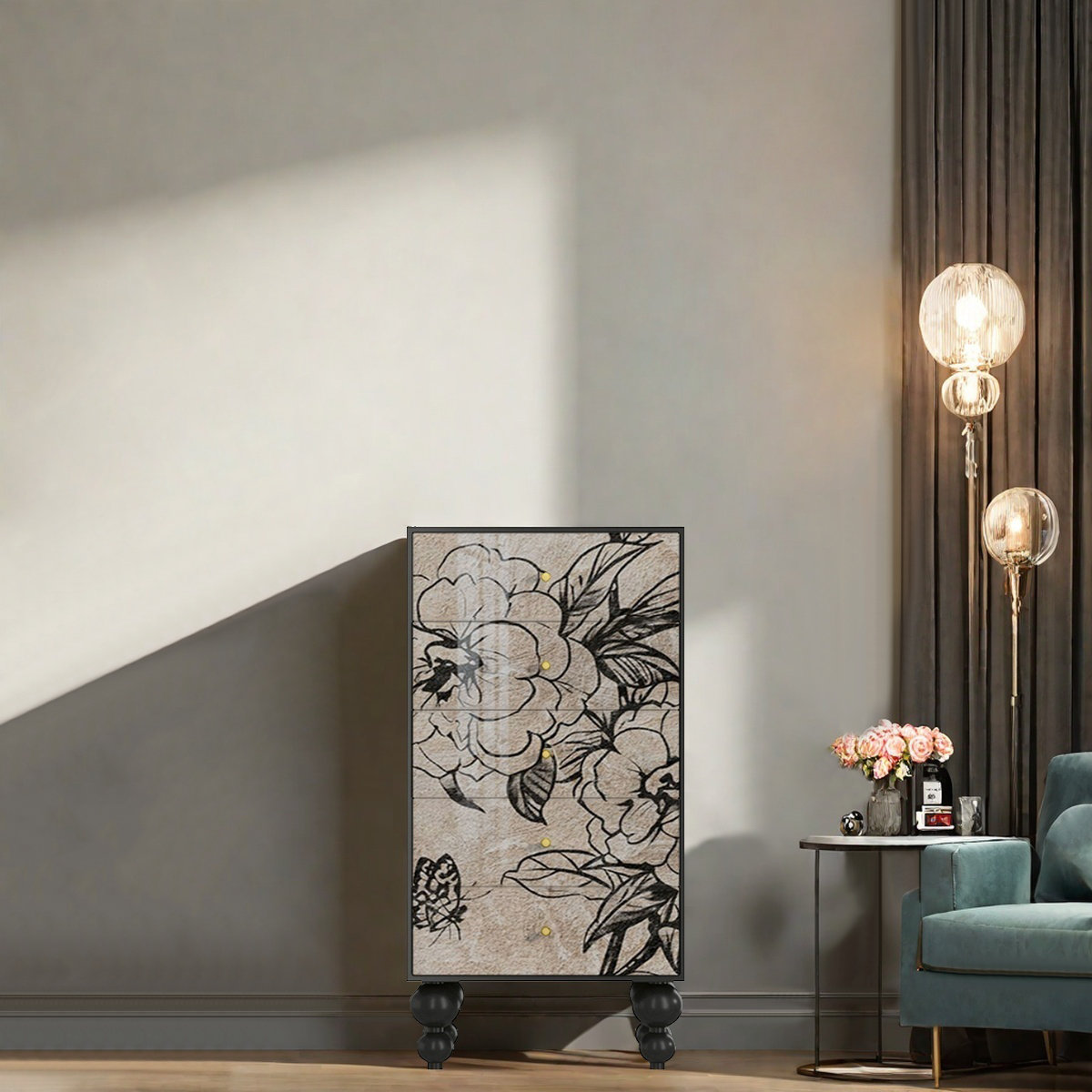 Canora Grey French simple living room drawers decor cabinet | Wayfair