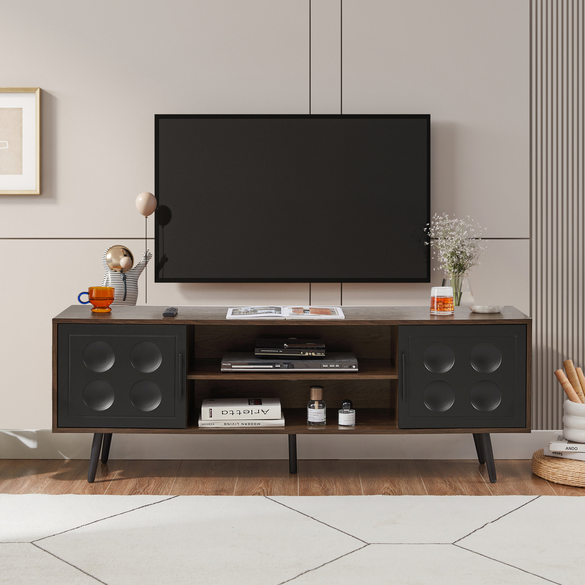 George Oliver Kaliea 59'' W Storage Credenza | Wayfair