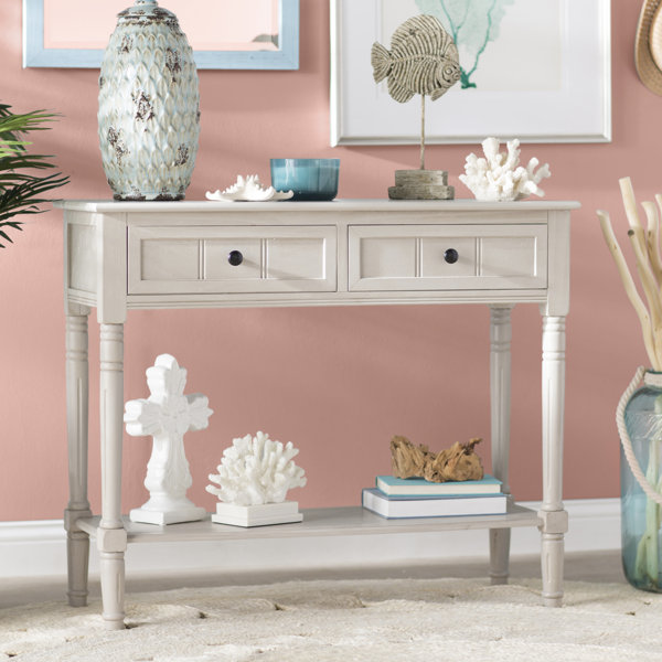 Three Posts Brookshire 88 Cm Solid Wood Console Table & Reviews ...
