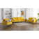 LILOLA 3 Piece Velvet Living Room Set | Wayfair
