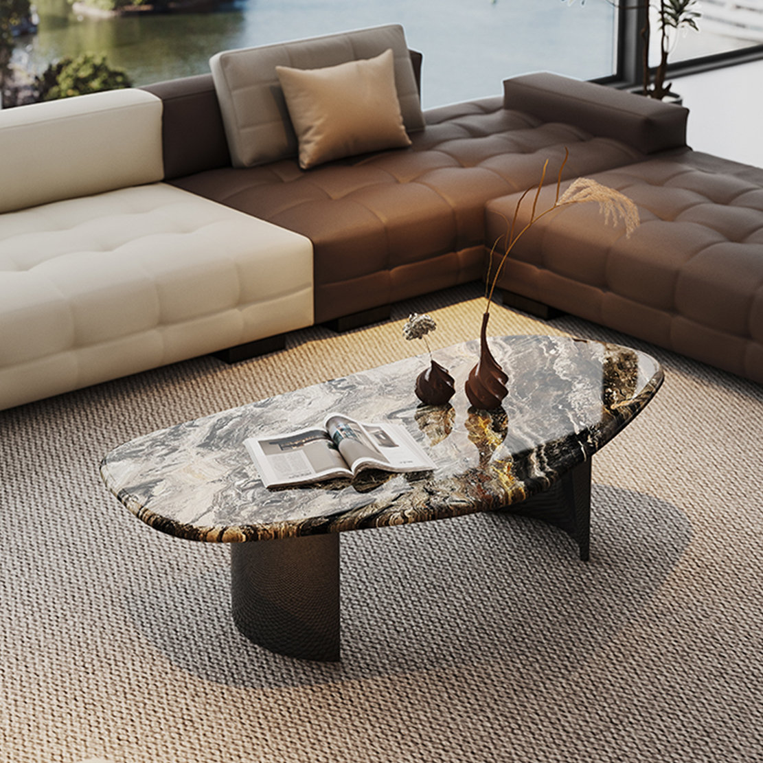 Orren Ellis Creative Marble Coffee Table | Wayfair