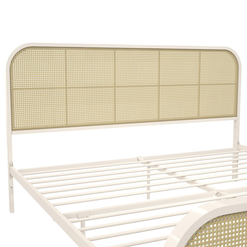Mr. Kate Roxanne Metal and Cane Platform Bed & Reviews | Wayfair