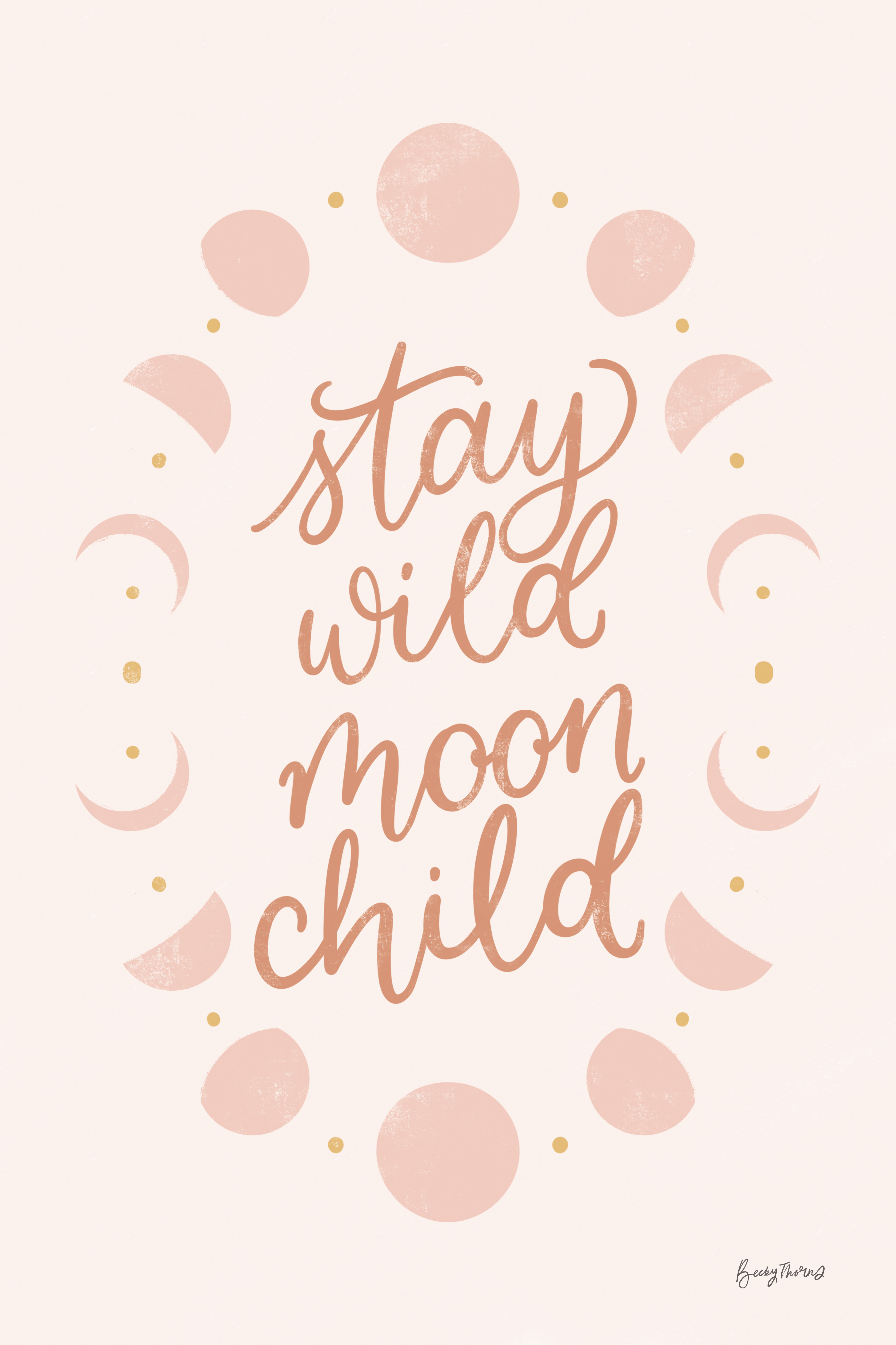 Trinx Pink Celestial Boho II | Wayfair