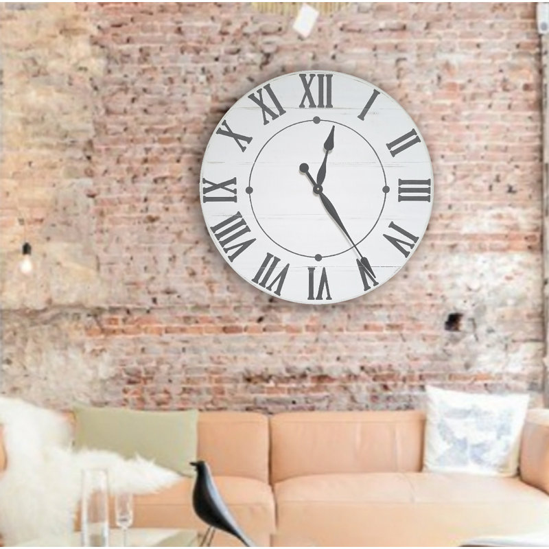 Darby Home Co Oversized Neal Wall Clock & Reviews | Wayfair