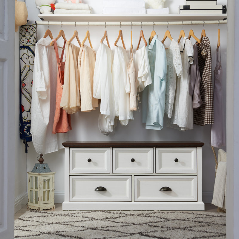 Winston Porter Muhsinah 45" 5 Drawer Dresser for Bedroom, Organizer ...