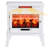 Ebern Designs Electric Fireplace Stove, 24" Freestanding Electric ...