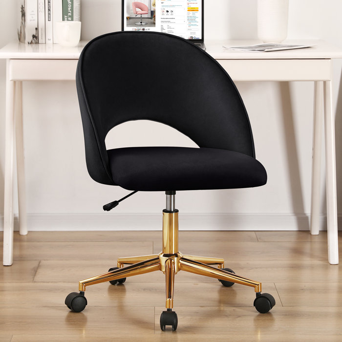 Mercer41 Adjustable Height Upholstered Task Chair & Reviews | Wayfair