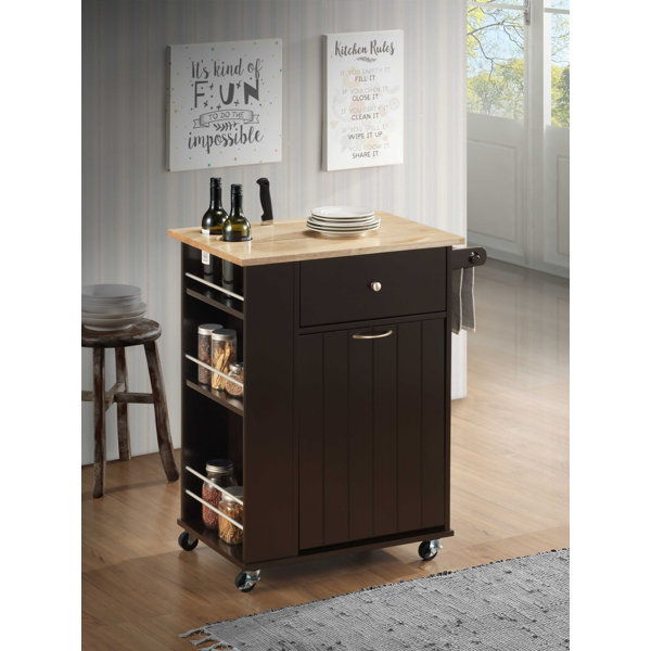Wildon Home® Desarai Wood Kitchen Cart - Wayfair Canada