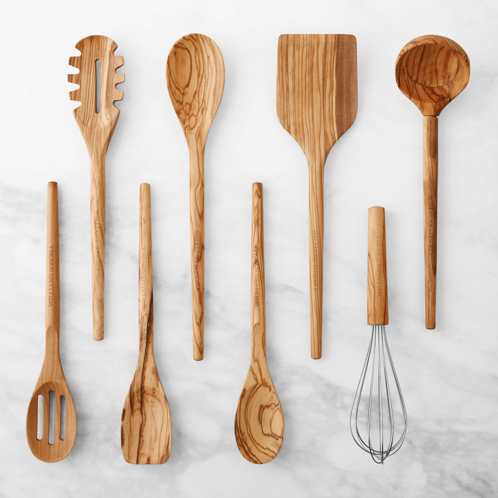 Cutlery Home Ultimate Olivewood Utensils, Set Of 8 - Wayfair Canada