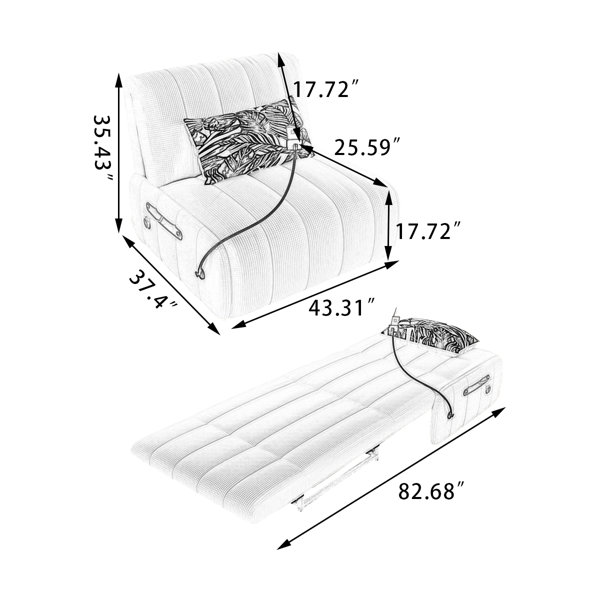 mingjingxing Modern Style + Carbon steel frame + Foams + Beige ...