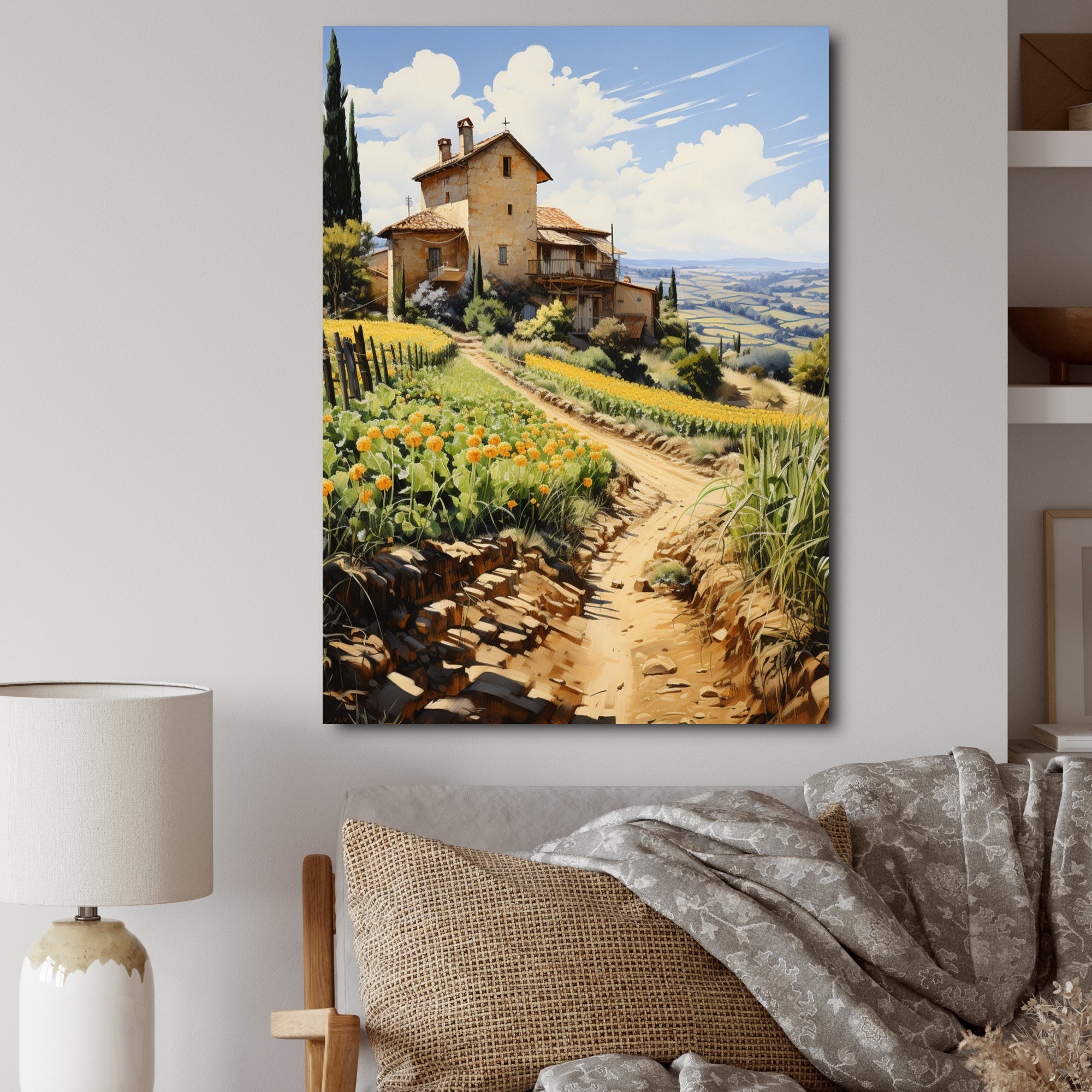 Red Barrel Studio® Oswilier Chateau De France I Framed On Canvas Print ...