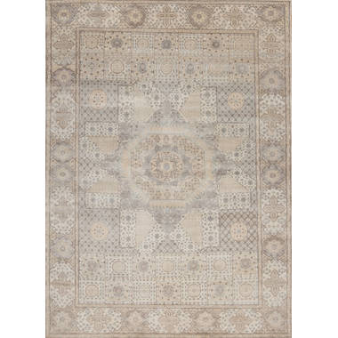 Samad Rugs Egyptian Wool Oriental Area Rug Beige | Perigold