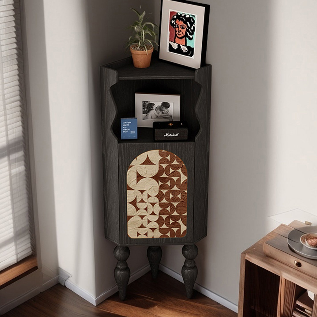 interanest French style multi-functional corner bookcase | Wayfair