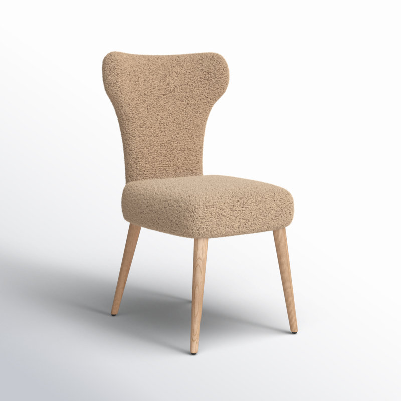 AllModern Acala Shearling Dining Chair & Reviews | Wayfair