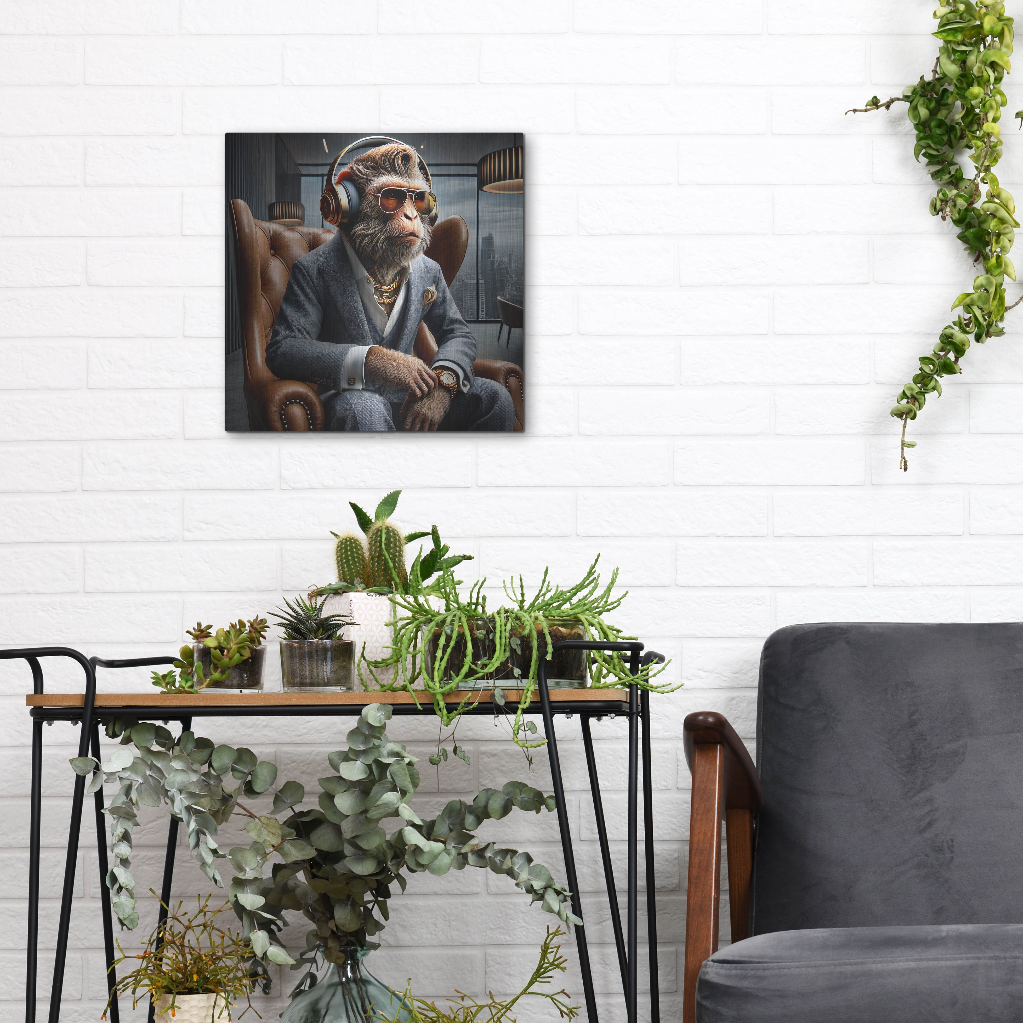 Trinx 'Wise Boss' by Rey Klimt Metal Wall Art | Wayfair