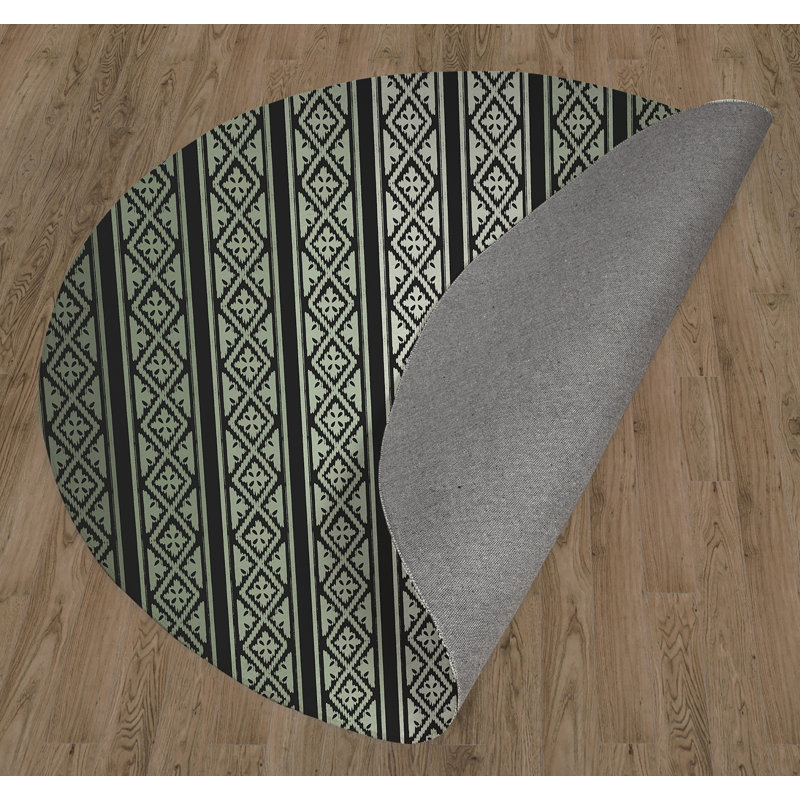 Union Rustic OMBRE´ BOARDERS GREEN Indoor Floor Mat By Union Rustic ...