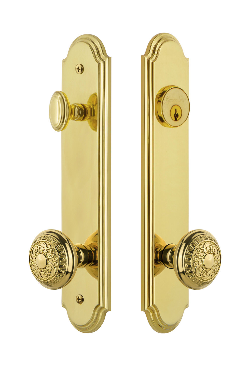 Grandeur Arc Tall Plate Complete Entry Set with Single Cylinder ...