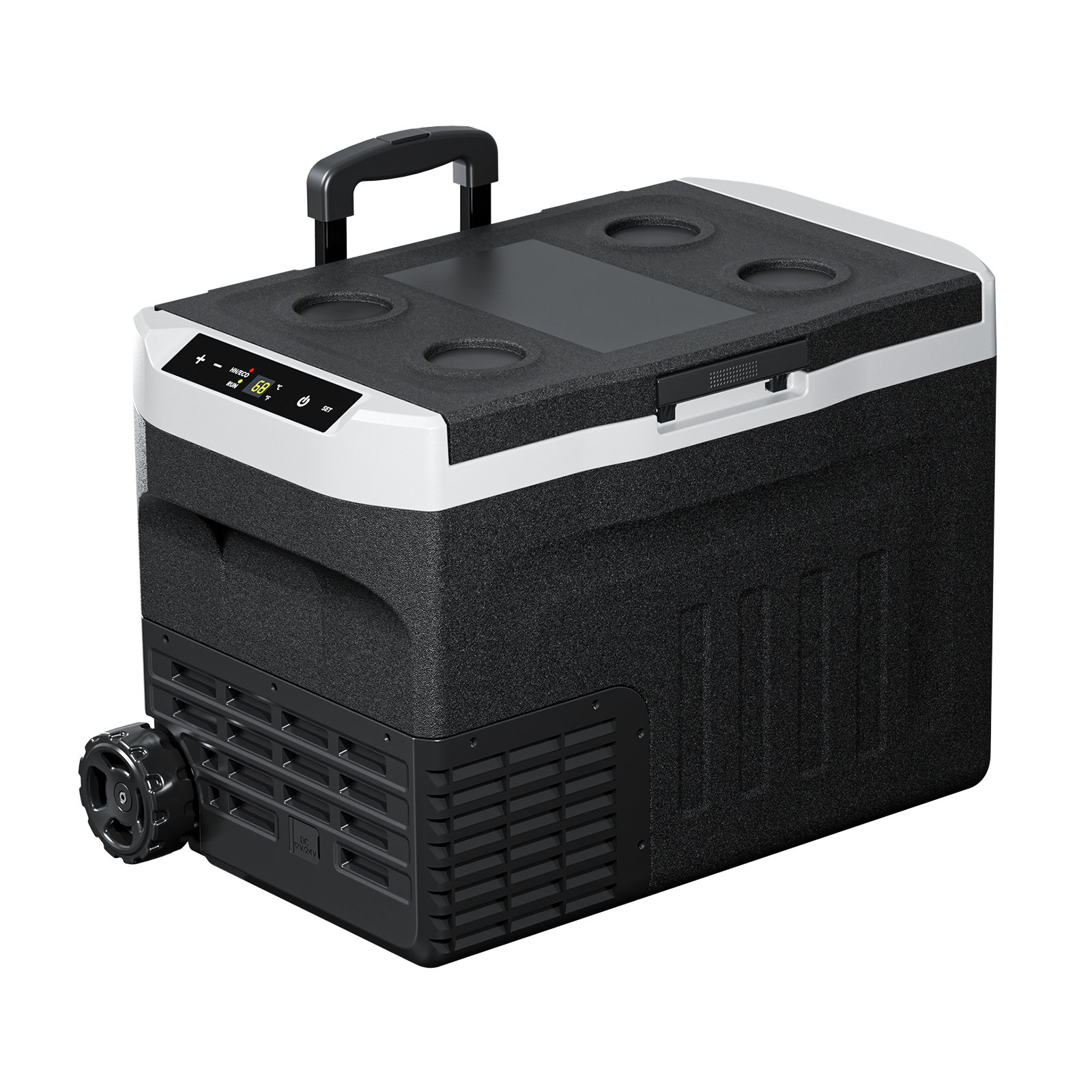Erivess 12 Volt Refrigerator, 32Qt(30L) Electric Cooler, Portable ...