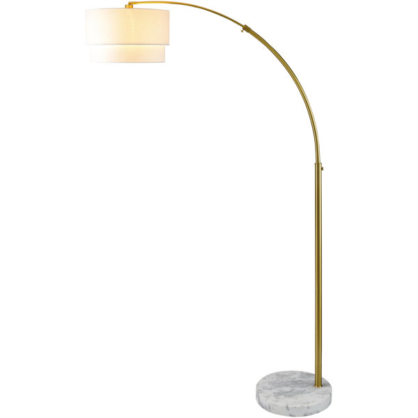 Gold Floor Lamps You'll Love | Wayfair