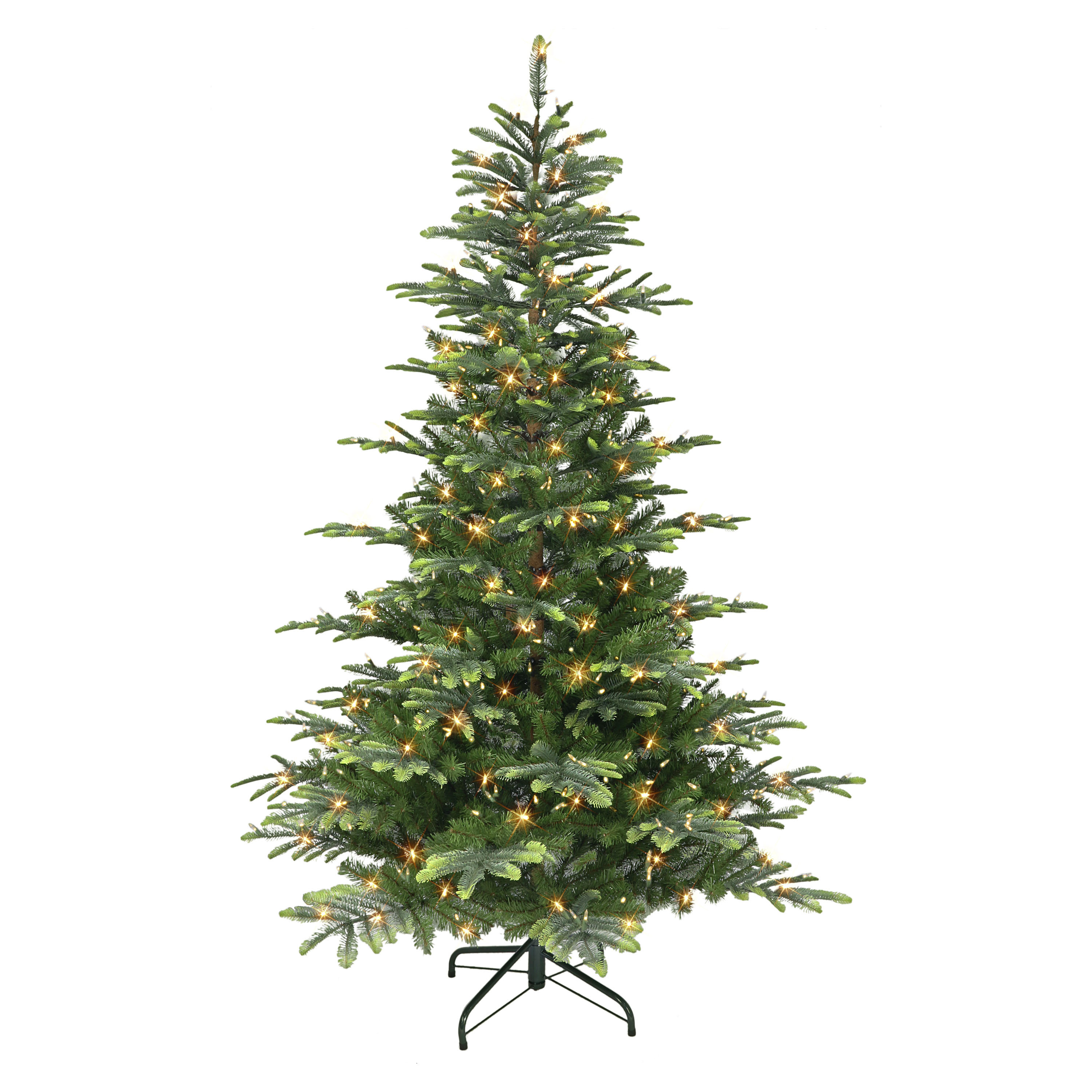 The Twillery Co.® 90" H Green PVC & PE Blend Fir Christmas Tree with ...