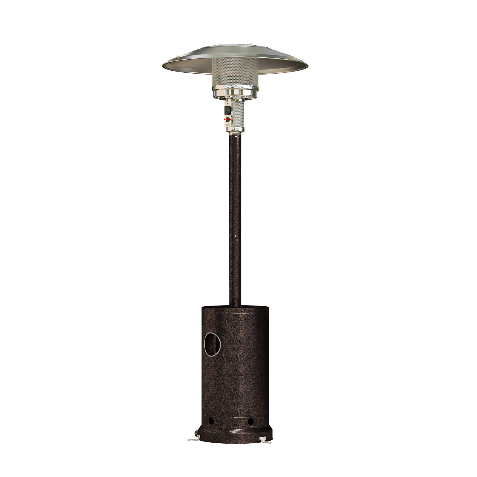 TABU 50,000BTU Standing Patio Heater, Outdoor Heater with Stainless ...