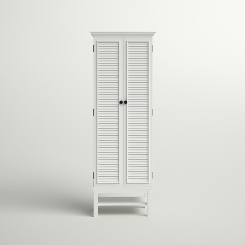 Sand & Stable™ Atlas Louvered Armoire | Wayfair