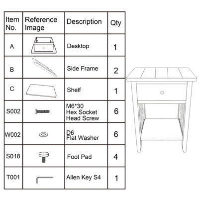 Breakwater Bay Babumba Nightstand & Reviews | Wayfair