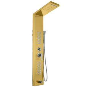 Gold Shower Panels You'll Love | Wayfair