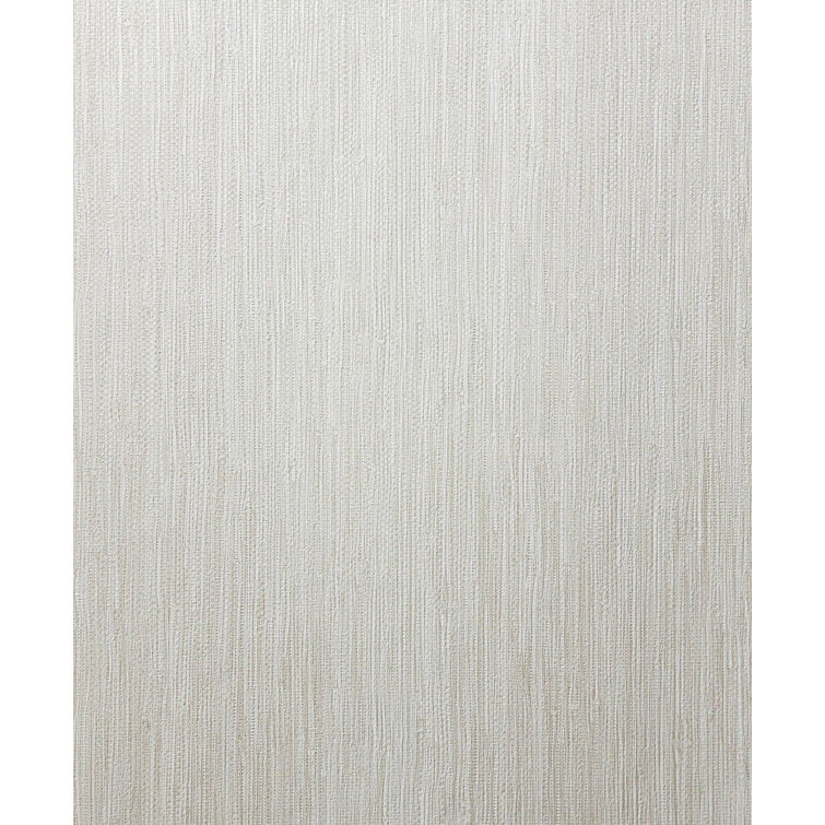 Latitude Run® Modern Tan off White Plain Faux Grasscloth Textured ...