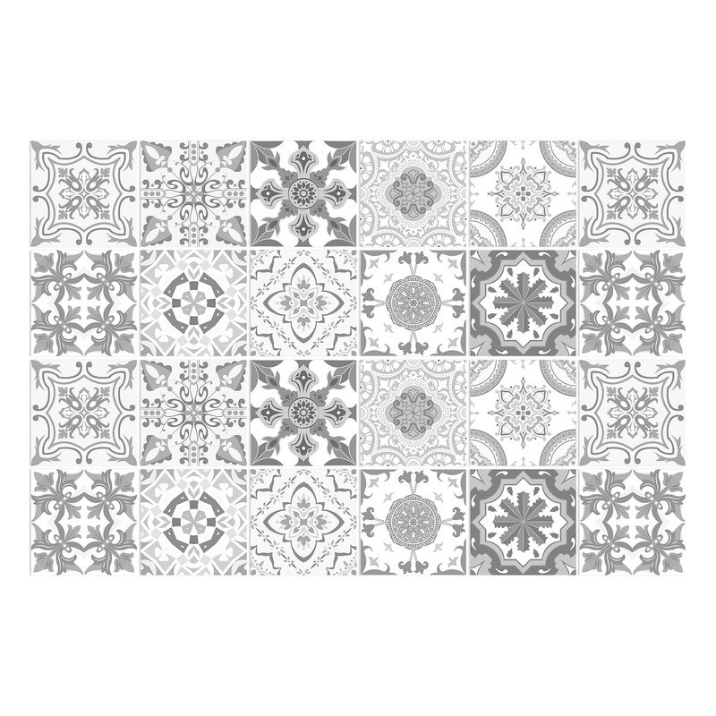 Red Barrel Studio® 24Pcs Tile Stickers, Peel and Stick Backsplash Tile ...