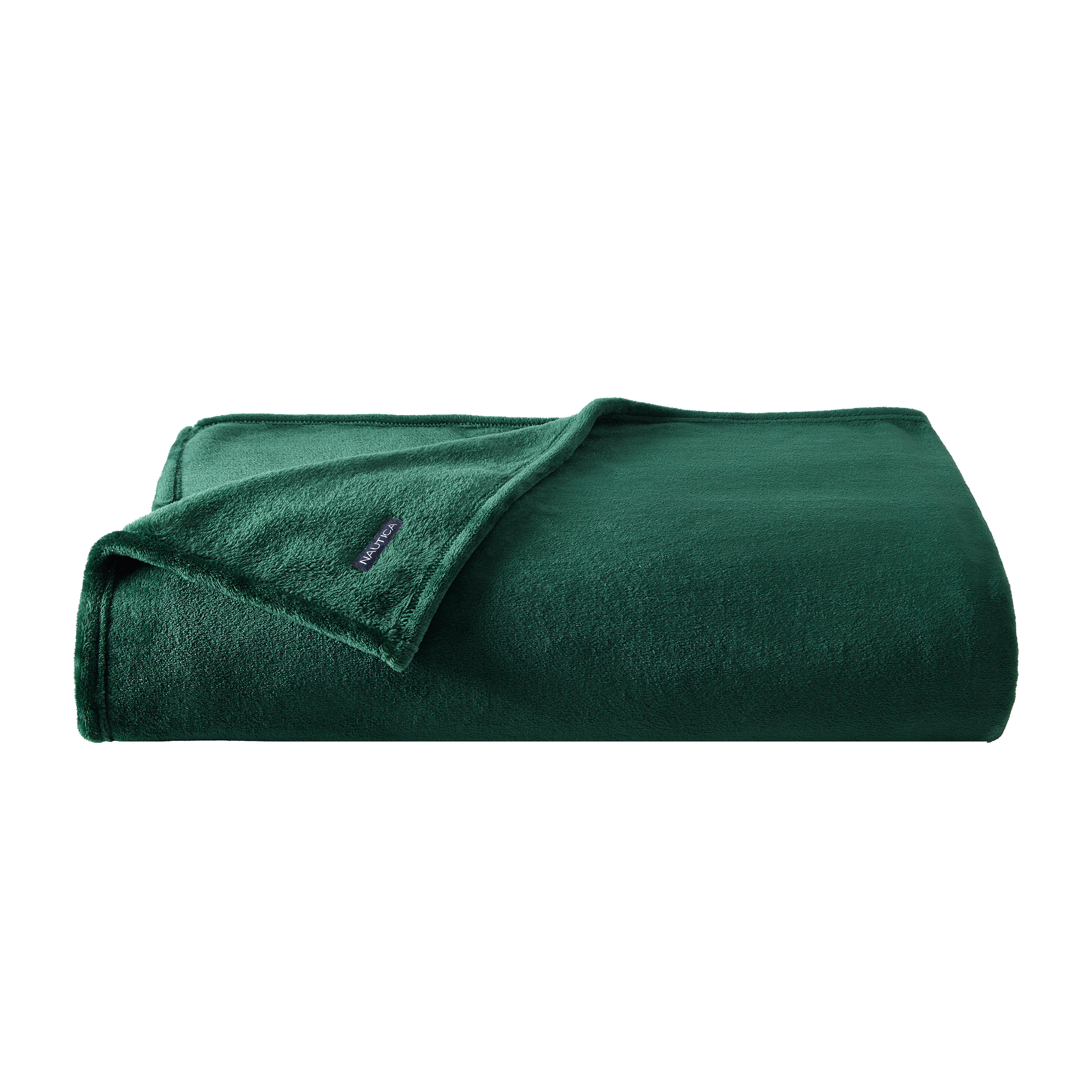 Nautica Solid Ultra Soft Plush Fleece Blanket & Reviews | Wayfair