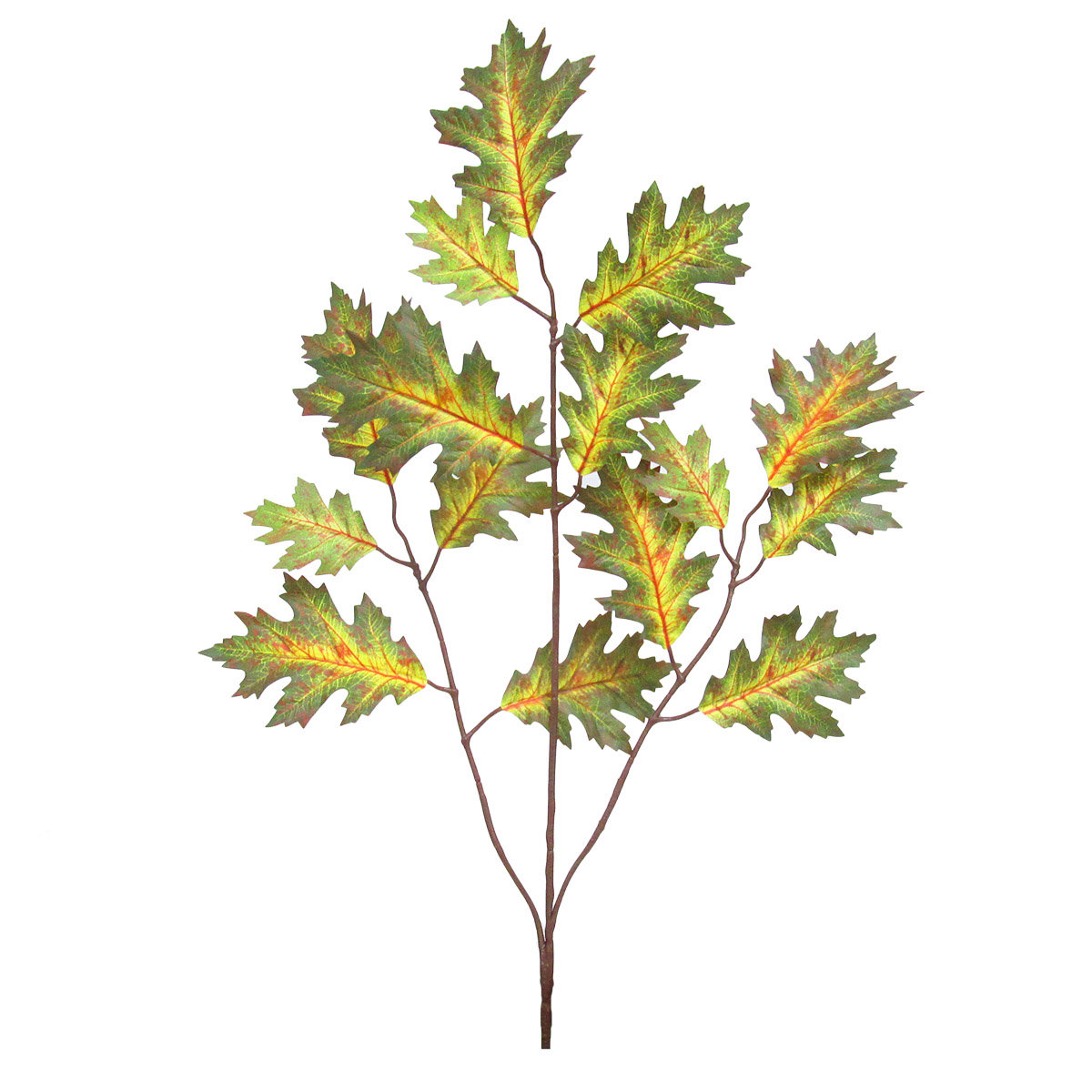 Union Rustic Oak Leaf Spray Branch & Reviews | Wayfair