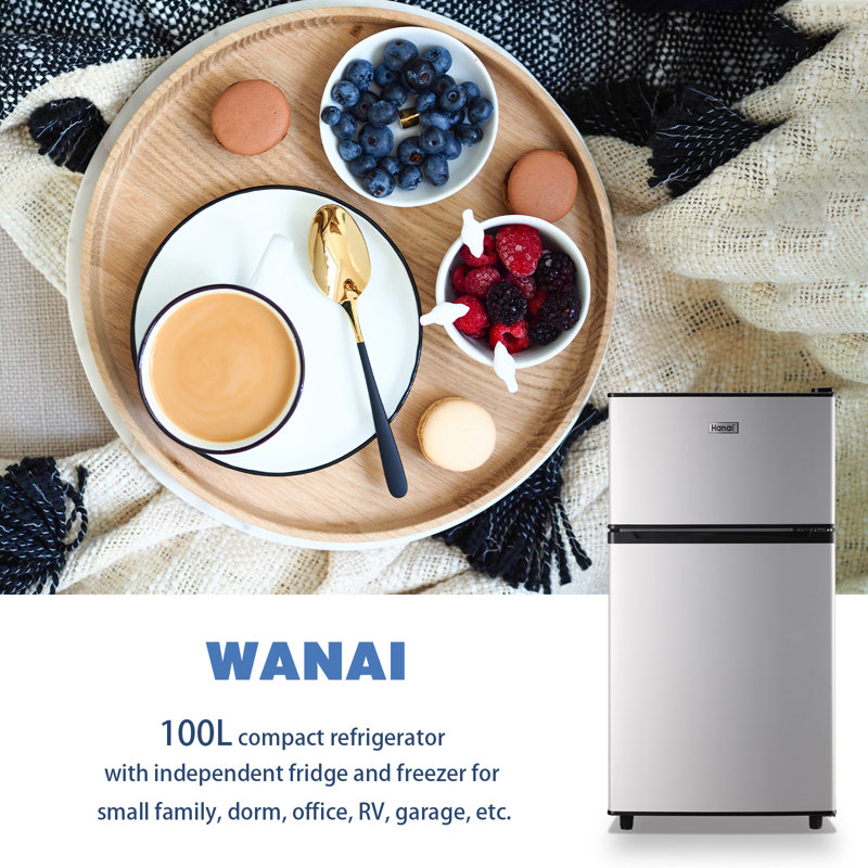WANAI 3.5 Cubic Feet Freestanding Mini Fridge & Reviews | Wayfair