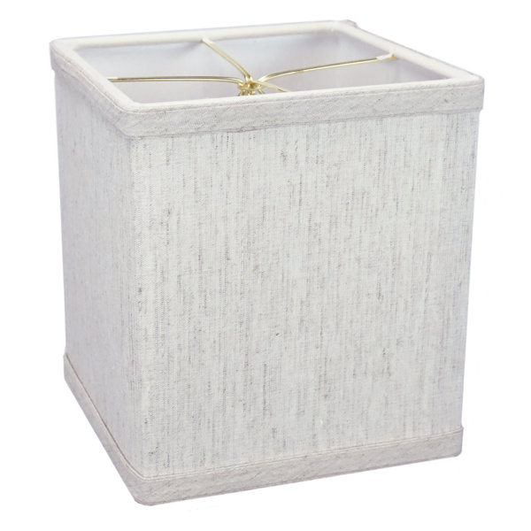 Wrought Studio 7" H Linen Rectangular Lamp Shade ( Clip On ) & Reviews ...