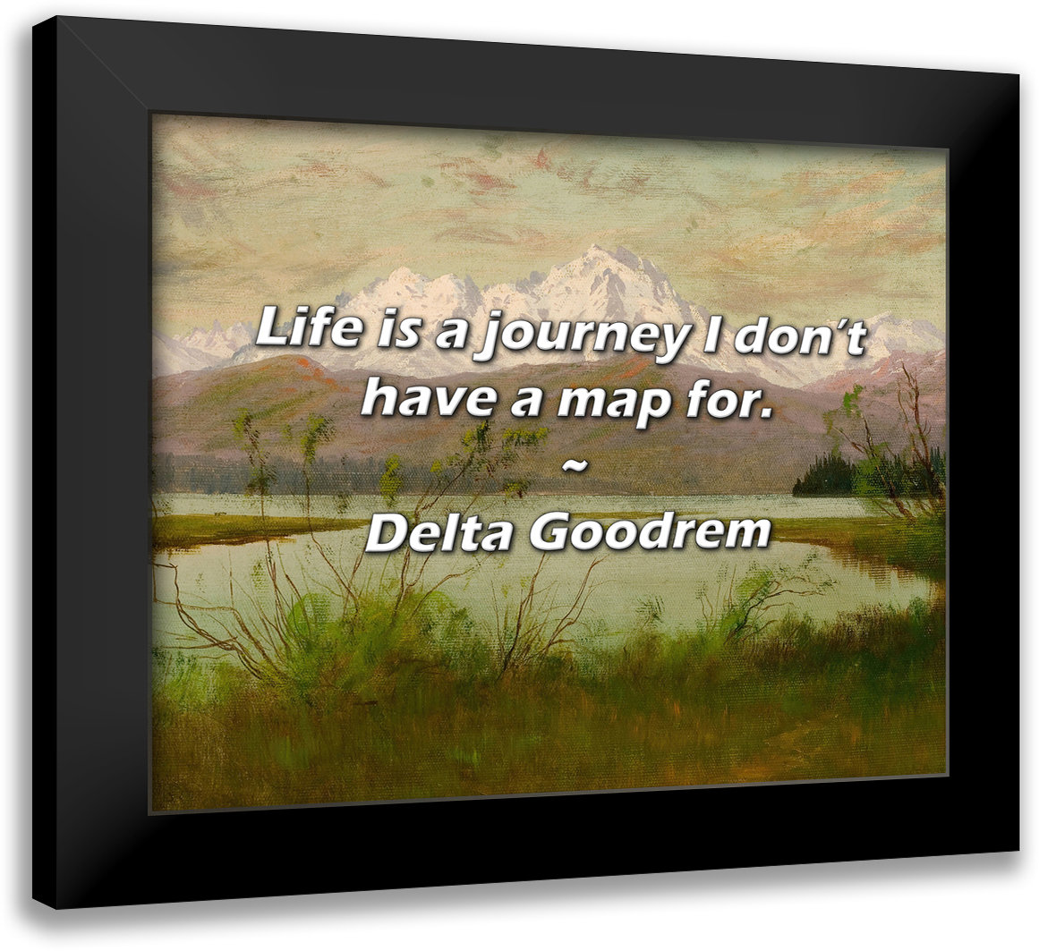 Trinx Delta Goodrem Quote: Life is a journey I don’t have a map for ...