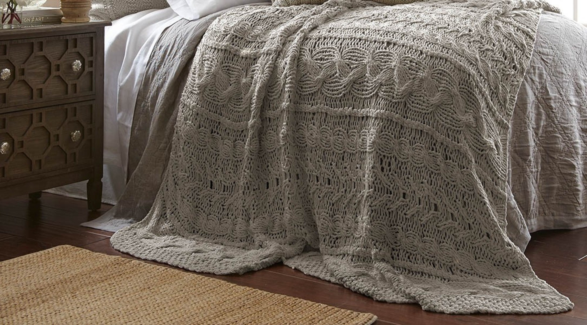 Amity Home Mica Knitted Single Coverlet | Wayfair