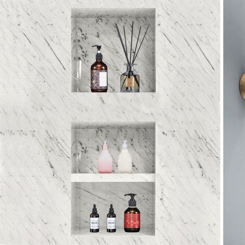 Stellweilan Tessberg Shower niche tileable 16" x 16" and 16" x 20", 3 ...