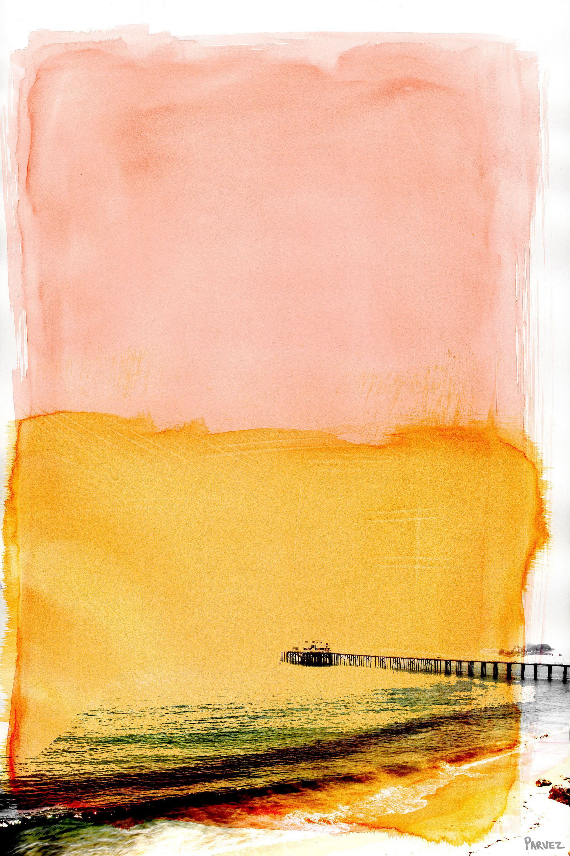 Parvez Taj 'Jetty' by Parvez Taj Painting Print on Wrapped Canvas ...