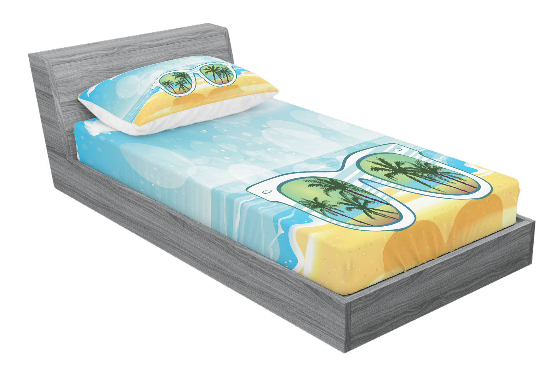 Ambesonne Tropical Microfiber Sheet Set | Wayfair