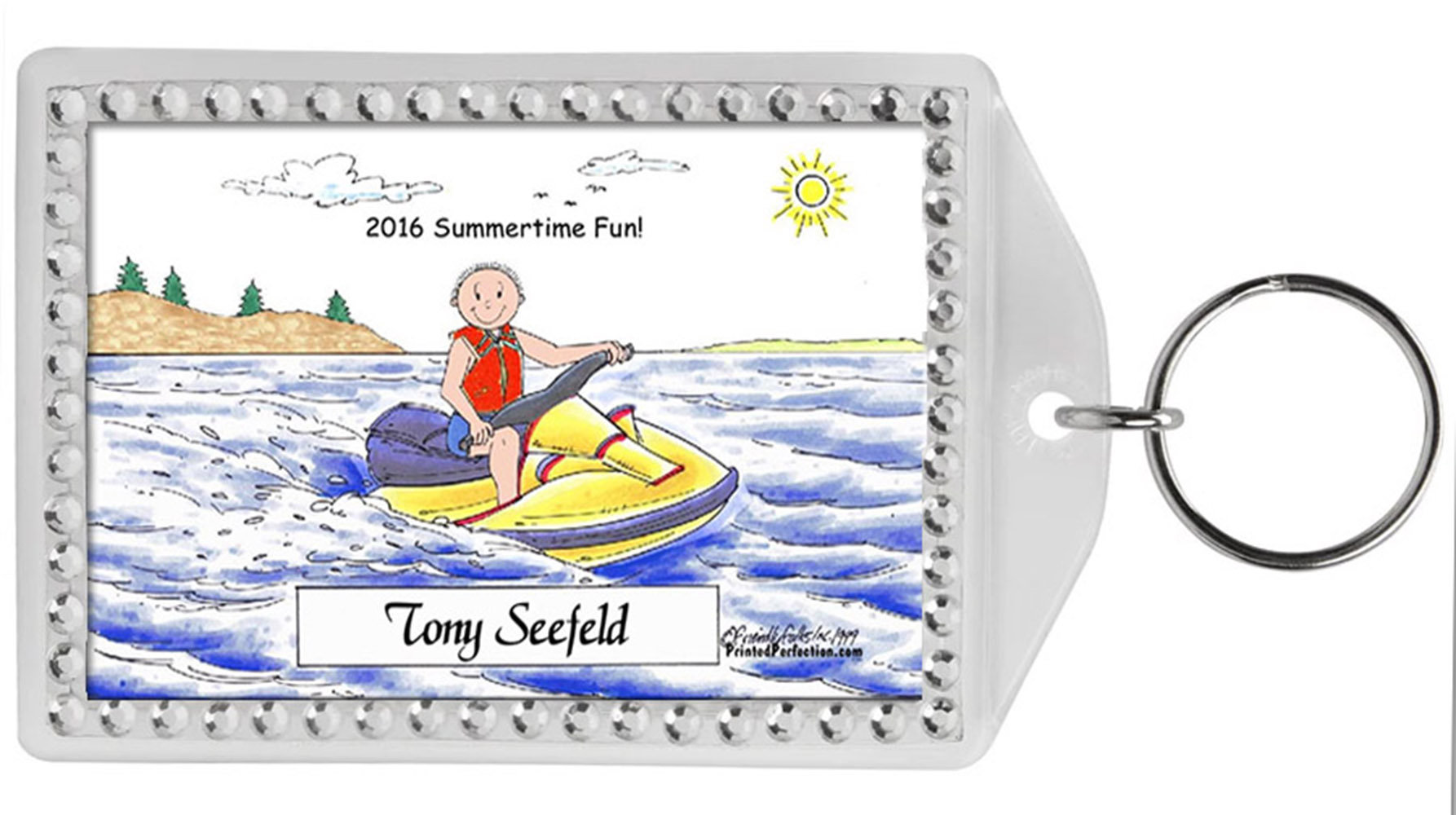 Printed Perfection Personalized Friendly Folks Jet Ski Rider - Male ...