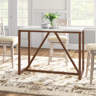 Lark Manor™ Feltonville Counter Height 48" Long Trestle Dining Table ...