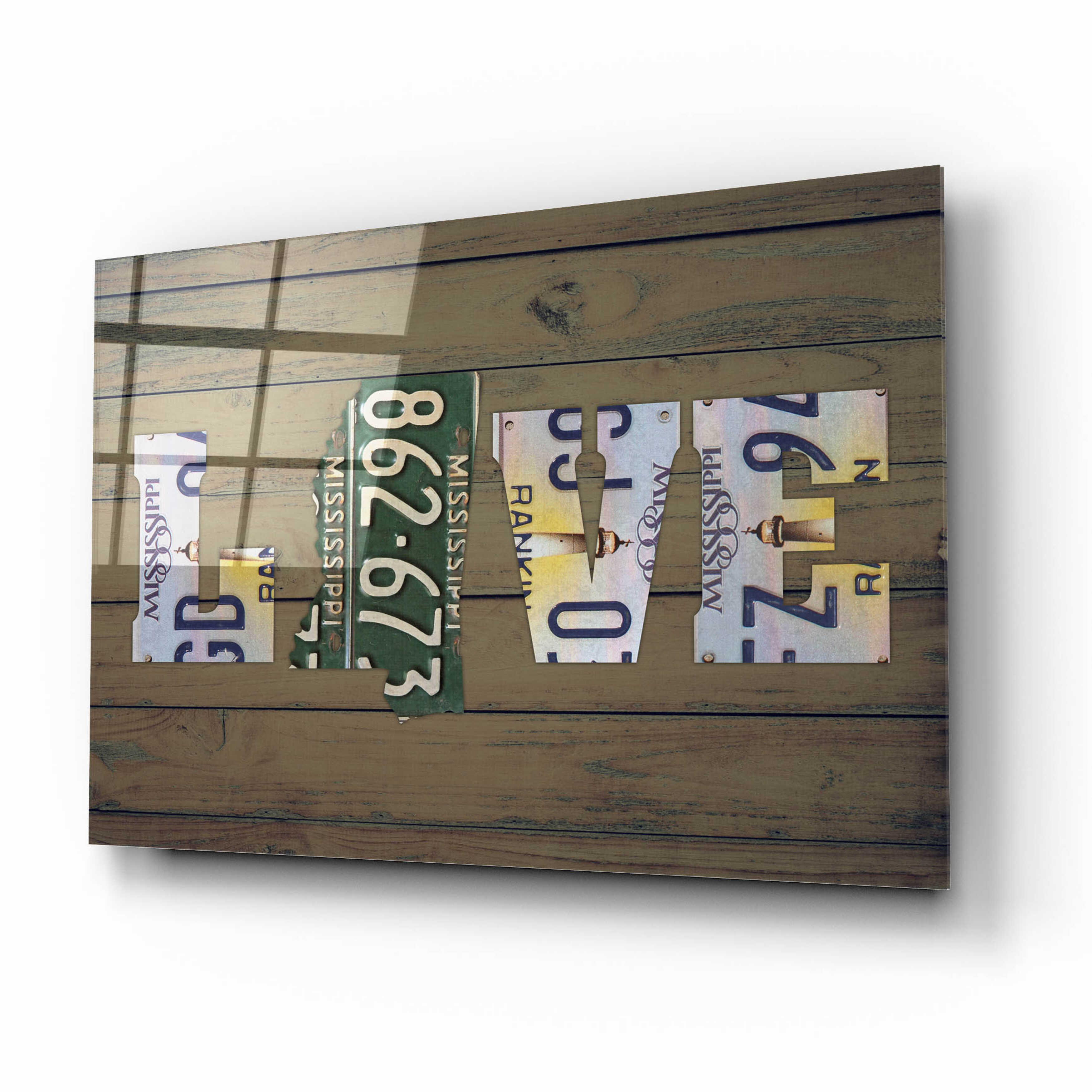 Williston Forge 'MS State Love' By Design Turnpike, Acrylic Glass Wall ...