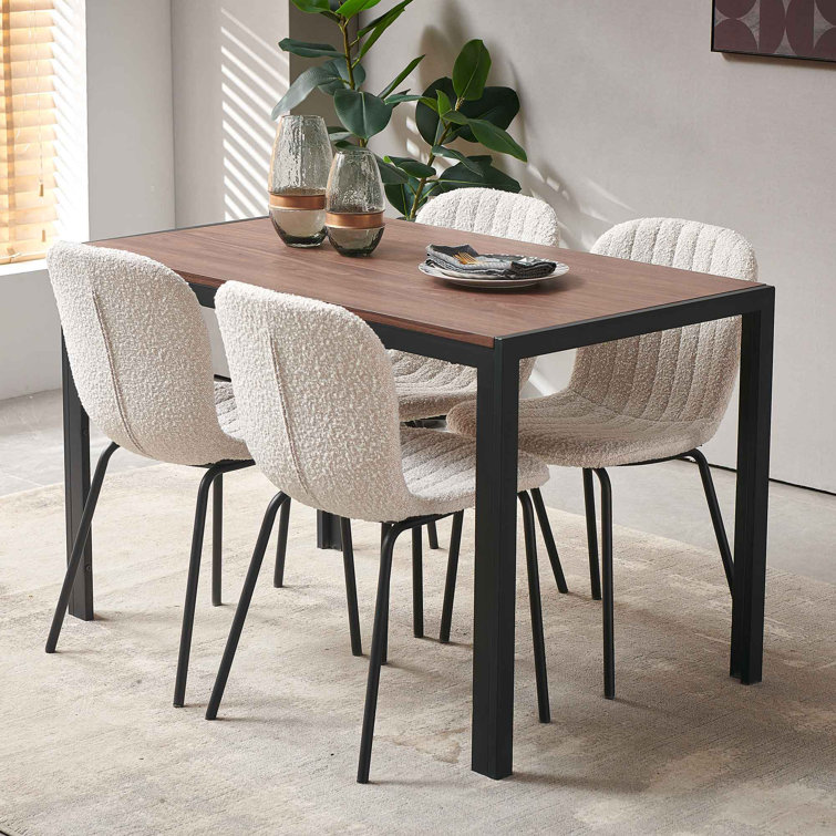 NORDICANA 4 - Person Four Leg Dining Set | Wayfair