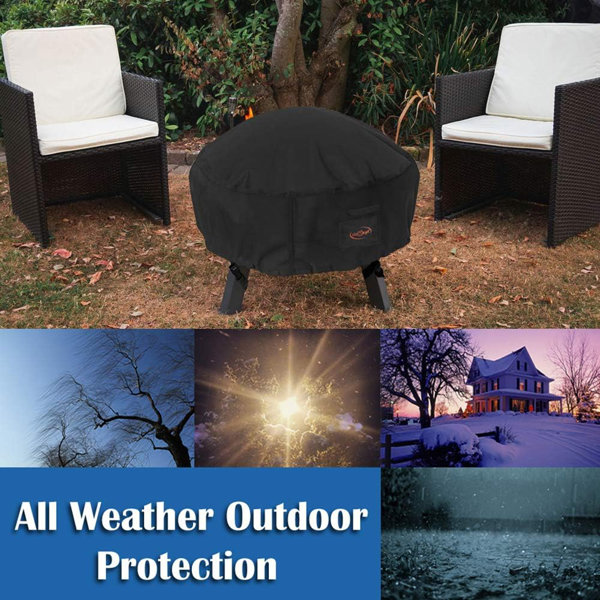 HOMEYA Outdoor Fire Pit Cover | Wayfair
