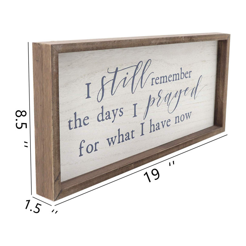 Trinx Handmade Text Wall Decor | Wayfair