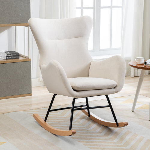 Upholstered Rocking Chairs You'll Love | Wayfair